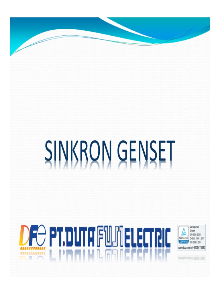 Syarat dan Diagram Panel Sinkron Genset | PDF