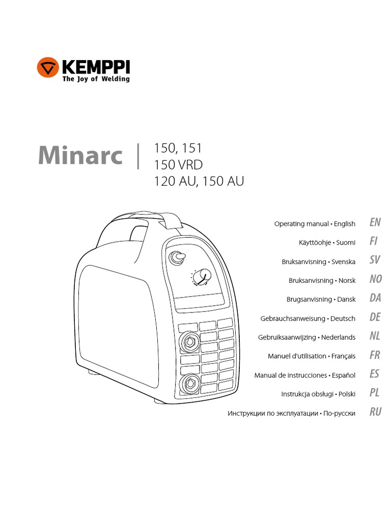 Minarc: 150, 151 150 VRD 120 AU, 150 AU | PDF | Welding | Construction