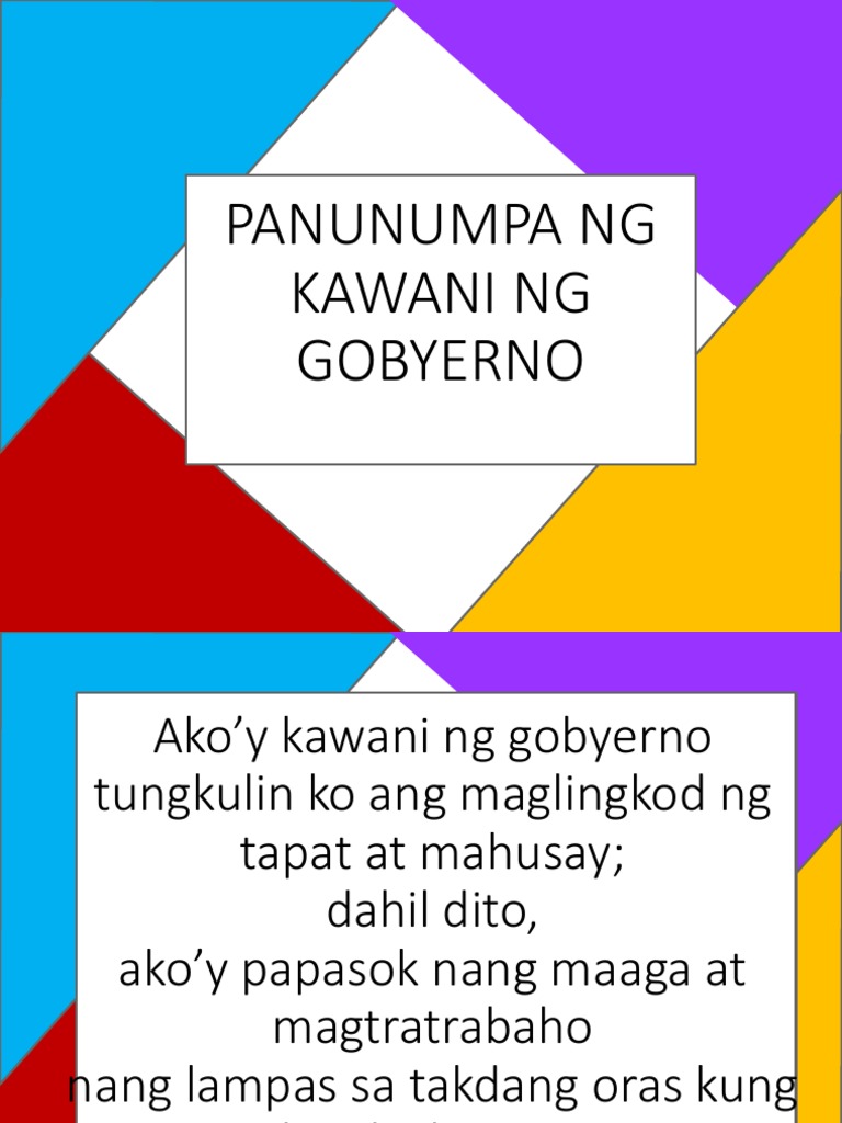 Panunumpa NG Ka | PDF