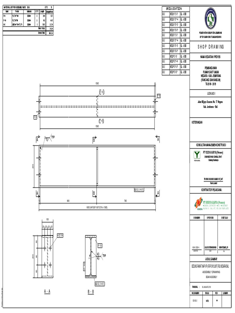 b22 - Beam Assembly - Rev 00 | PDF