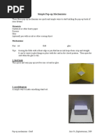 Pop-Up Design Techniques Guide | PDF | Paper | Adhesive