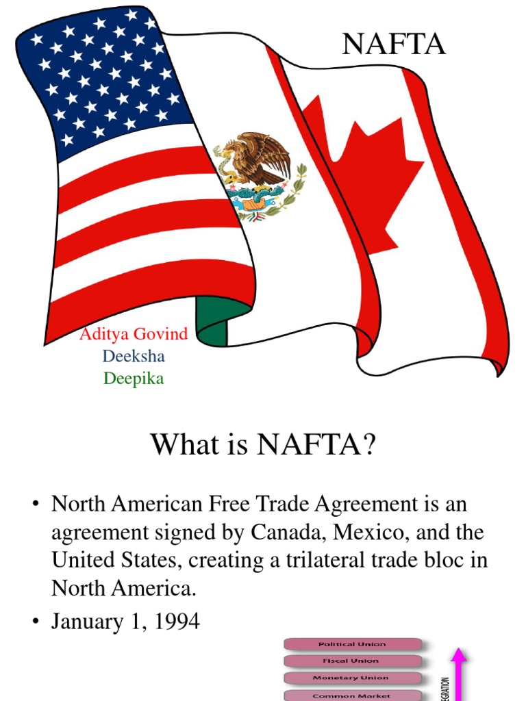 Nafta: Aditya Govind | North American Free Trade Agreement | World Economy