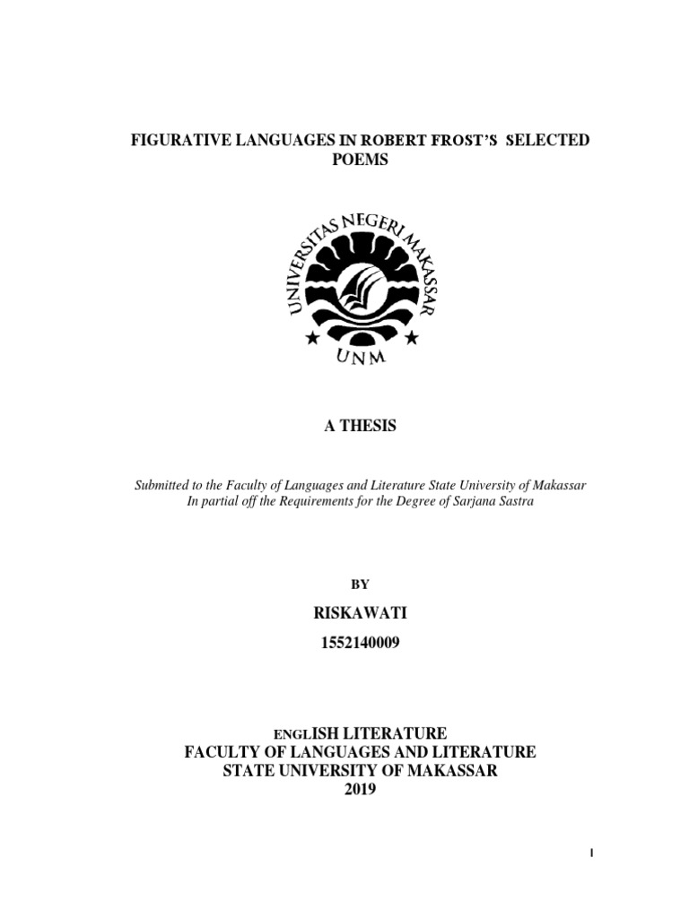 Sampul Unm | PDF | Poetry | Thesis