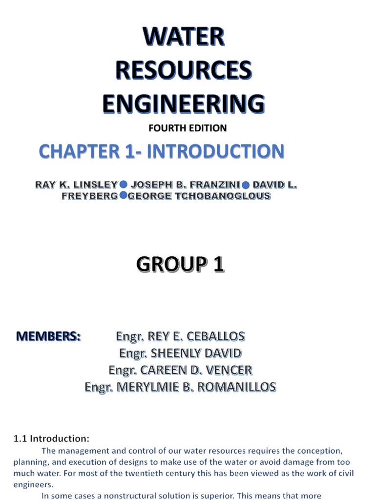 Water Resource Engineering | PDF