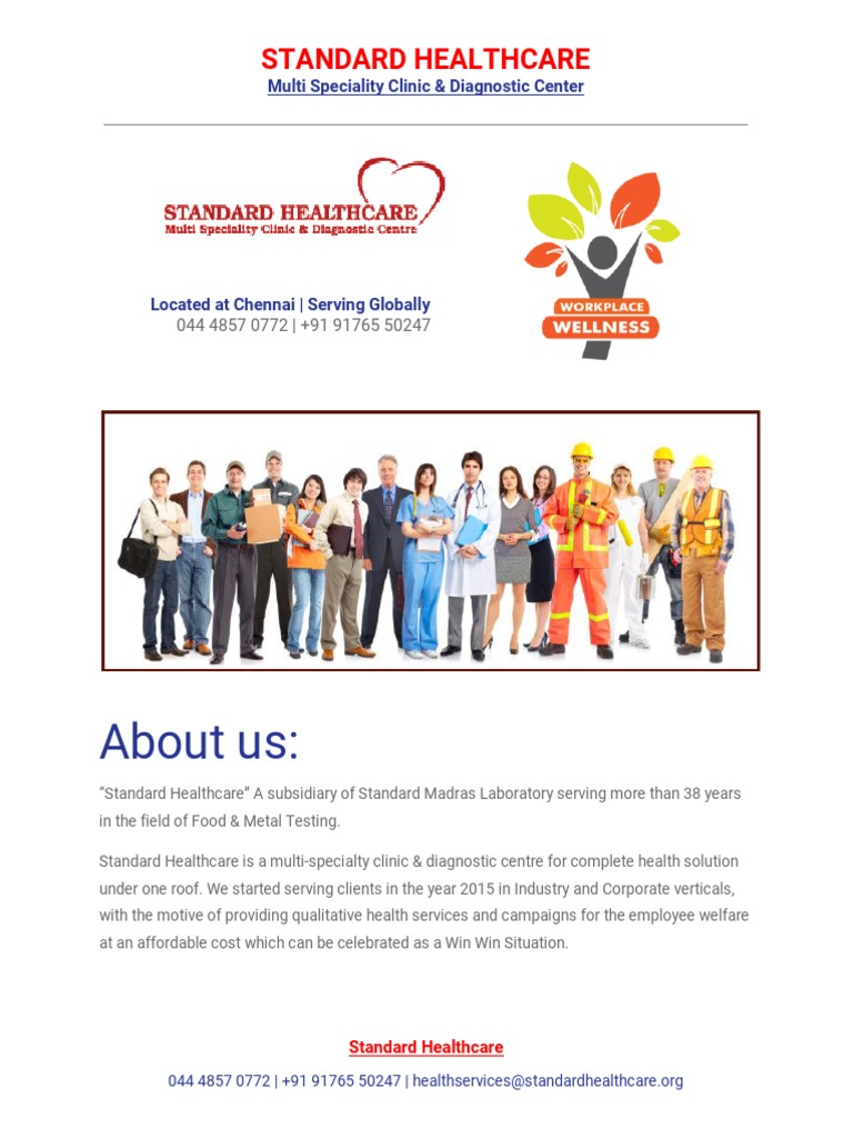 Standard Healthcare Profile | PDF | Health Care | Physical Therapy