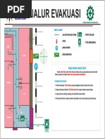 Contoh Denah Jalur Evakuasi | PDF