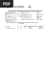IRCTC Sample Ticket Format | PDF | Identity Document | Ticket (Admission)