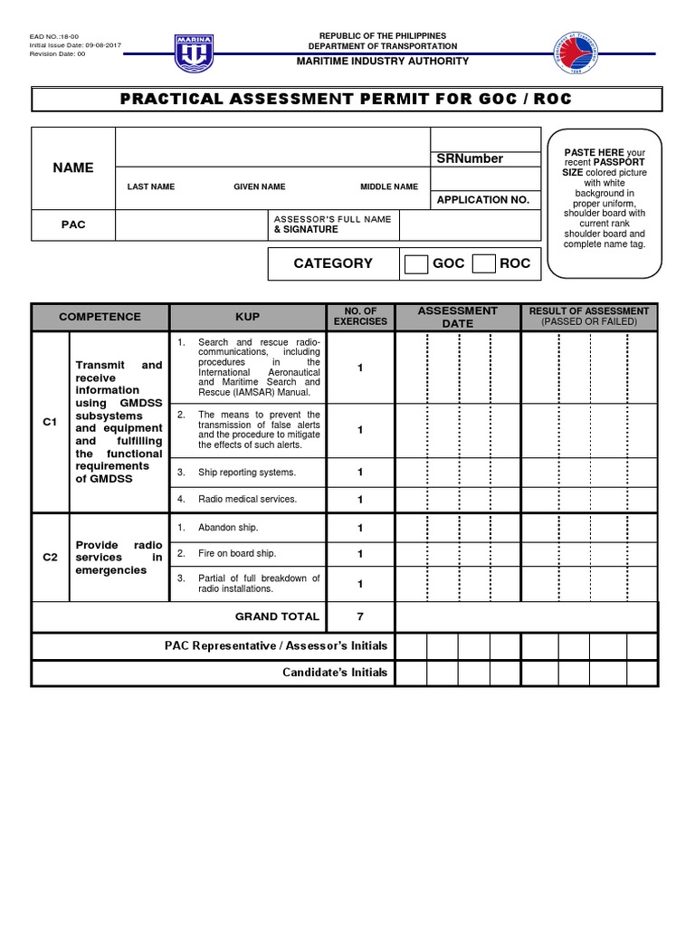 18 Assessment Permit For GOC or ROC PDF | PDF | Business