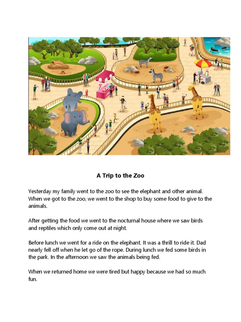 A Trip To The Zoo | PDF
