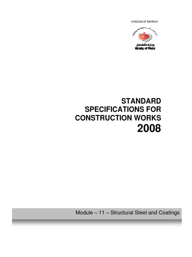 Structural Steel Coating Specifications | PDF | Screw | Structural Steel