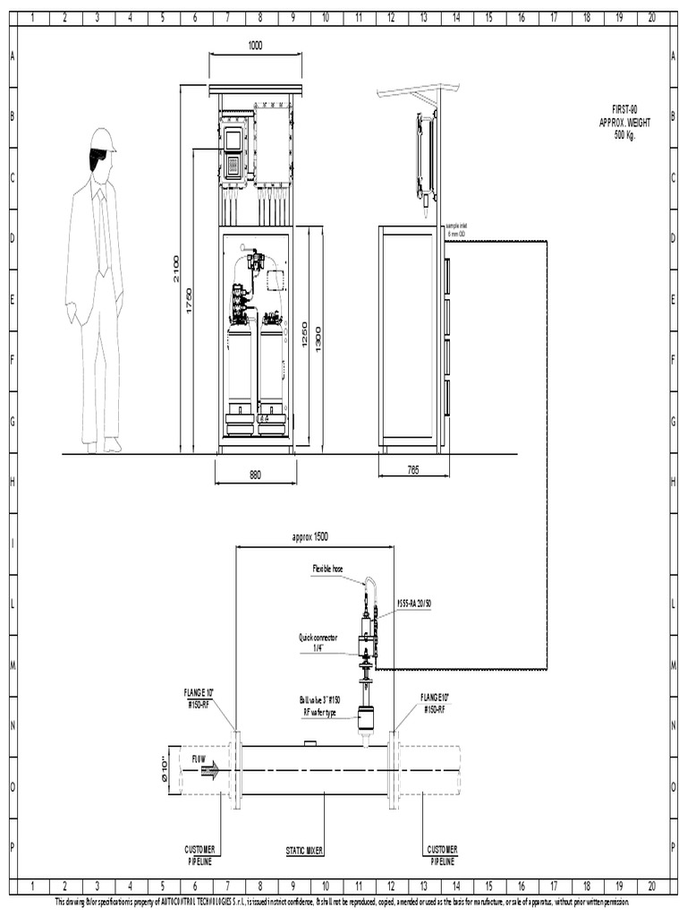 FIRST-90 Approx. Weight 500 KG.: Sample Inlet 6 MM OD | PDF | Gas ...