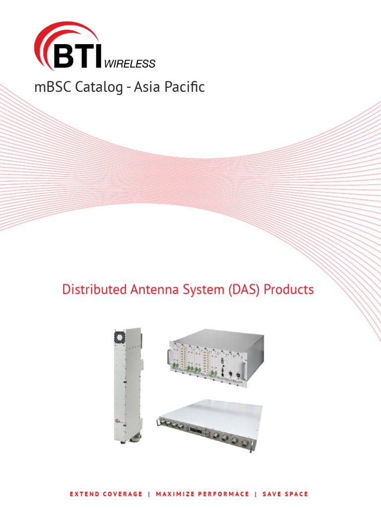 BTI DAS Catalog PDF | PDF | Duplex (Telecommunications) | Wavelength Division Multiplexing