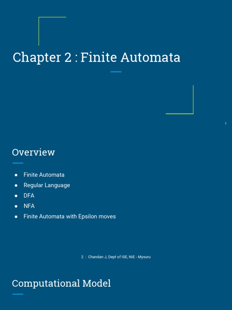 Chapter2 Finite Automata | PDF | Applied Mathematics | Formalism (Deductive)
