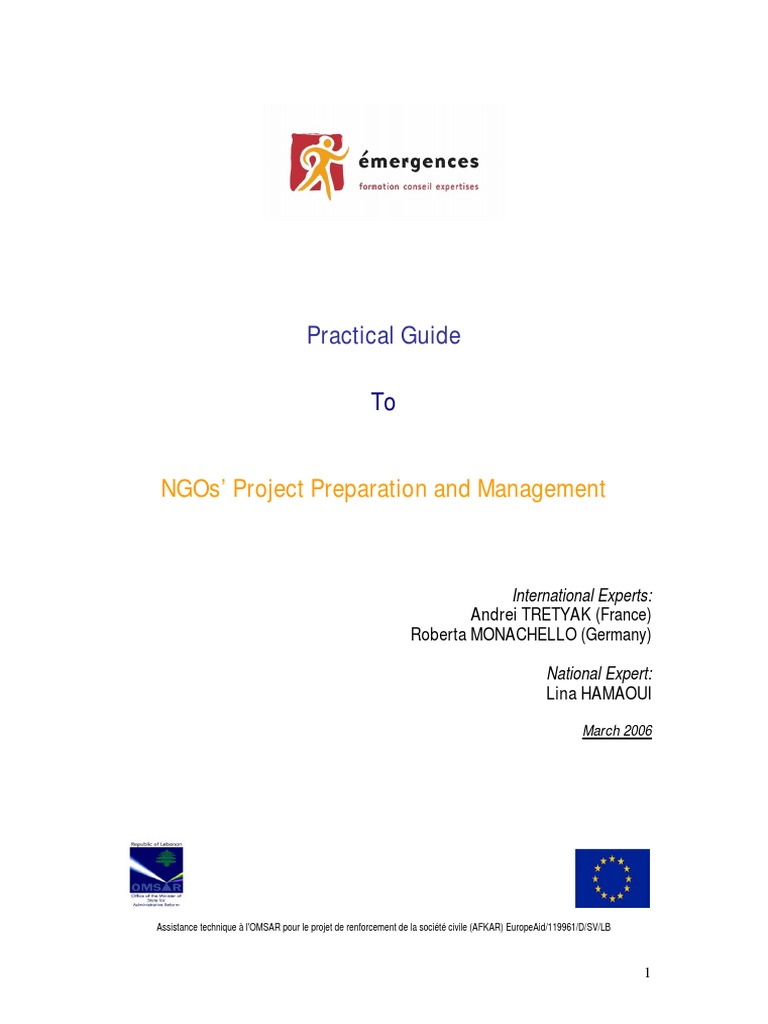 Practical Guide: Ngos' Project Preparation and Management | PDF ...