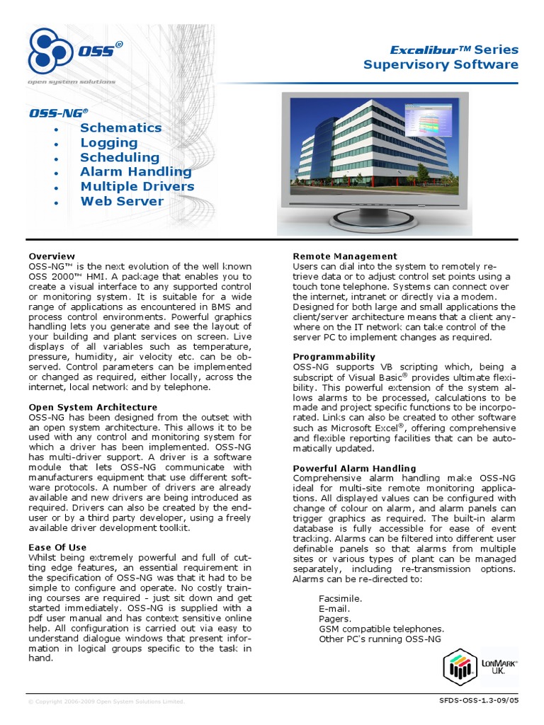 OSS NG Datasheet | PDF | Microsoft Windows | Operating System
