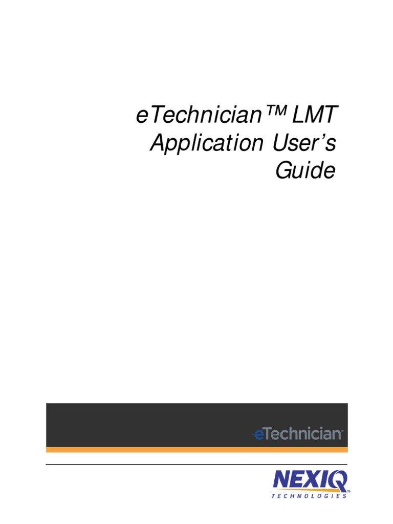 Etechnician LMT Application Users Guide PDF | PDF | Icon (Computing) | Wi Fi