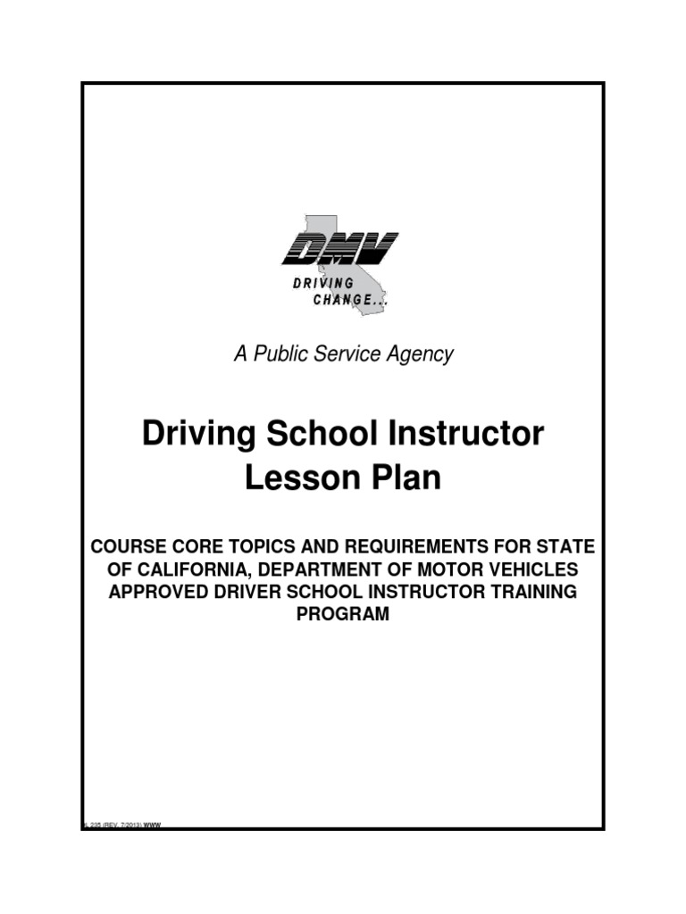 Lecture Notes On Tactical Driving 2018 | PDF | Driving | Traffic