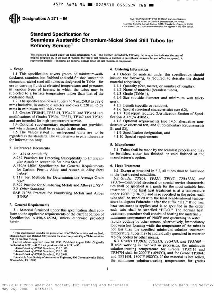 A271 96 | PDF | Science & Mathematics