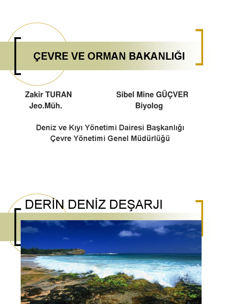 7 Derin Deniz Dec59farjc4b1 Uygulama Ve Genelgeleri | PDF