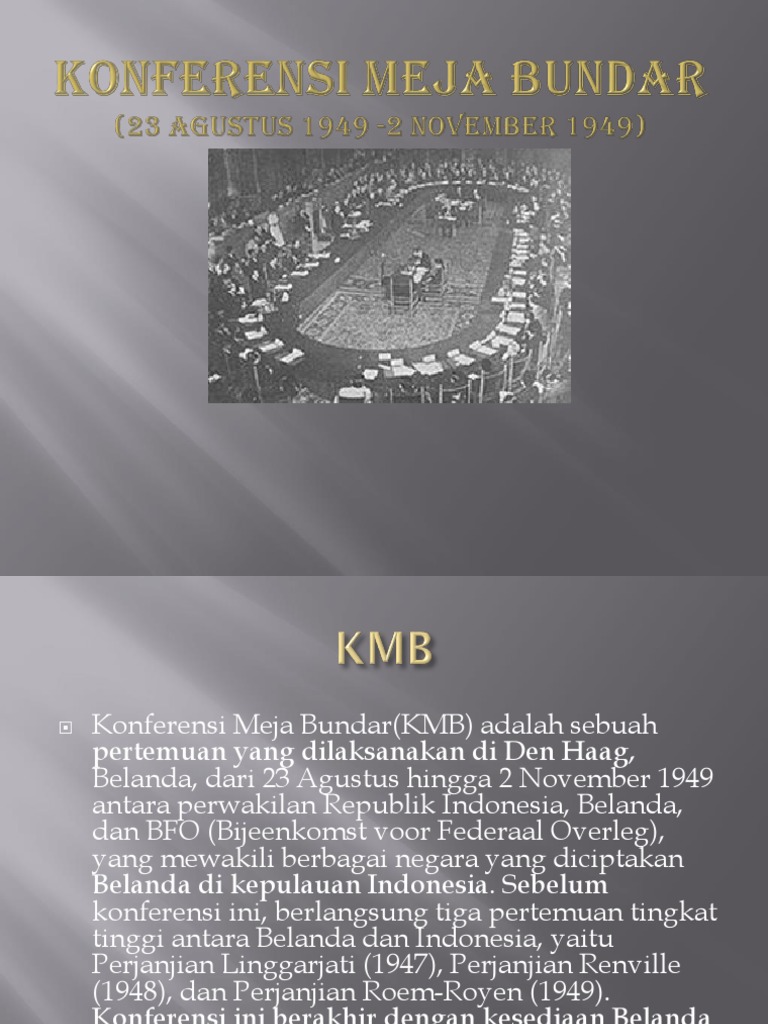 Konferensi Meja Bundar | PDF
