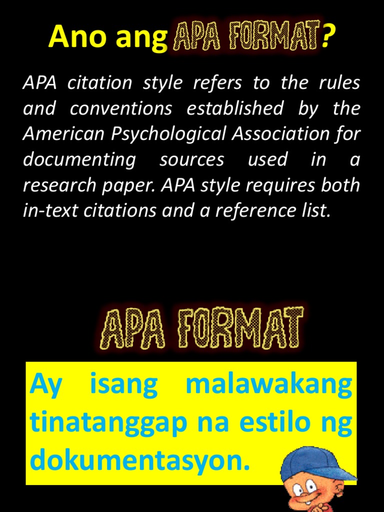 Filipino APA Grade 10 Powerpoint | PDF