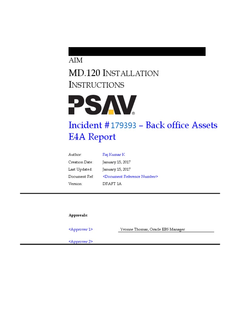 MD-120 Installation Instructions-Back Office Asset | PDF | Data ...