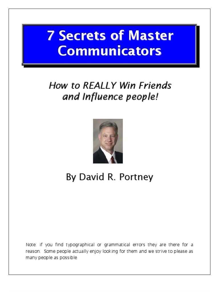 Secrets of Master Communicator | PDF | Nonverbal Communication ...