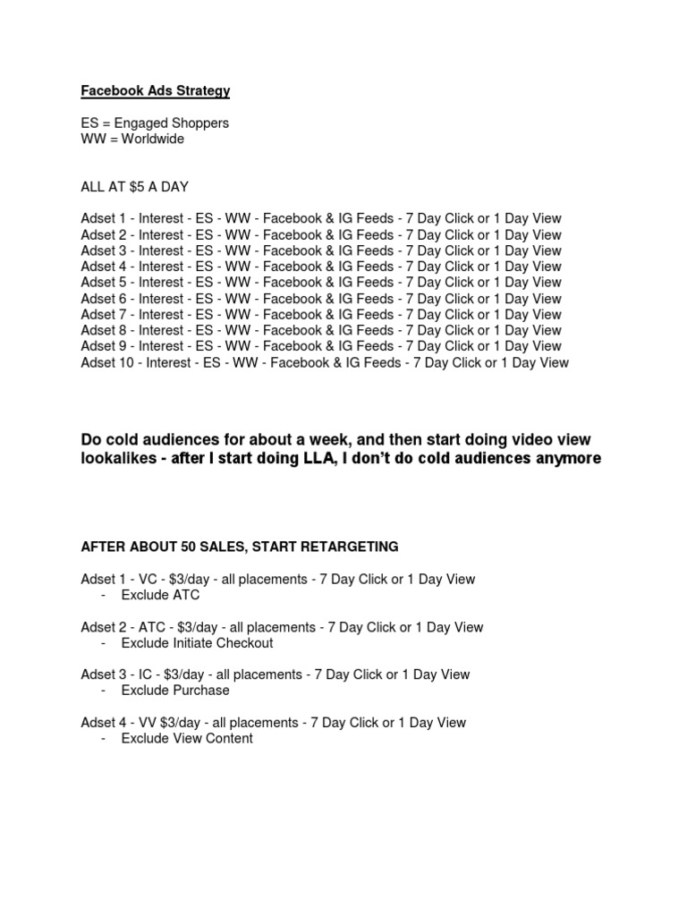 Facebook Ads Blueprint | PDF