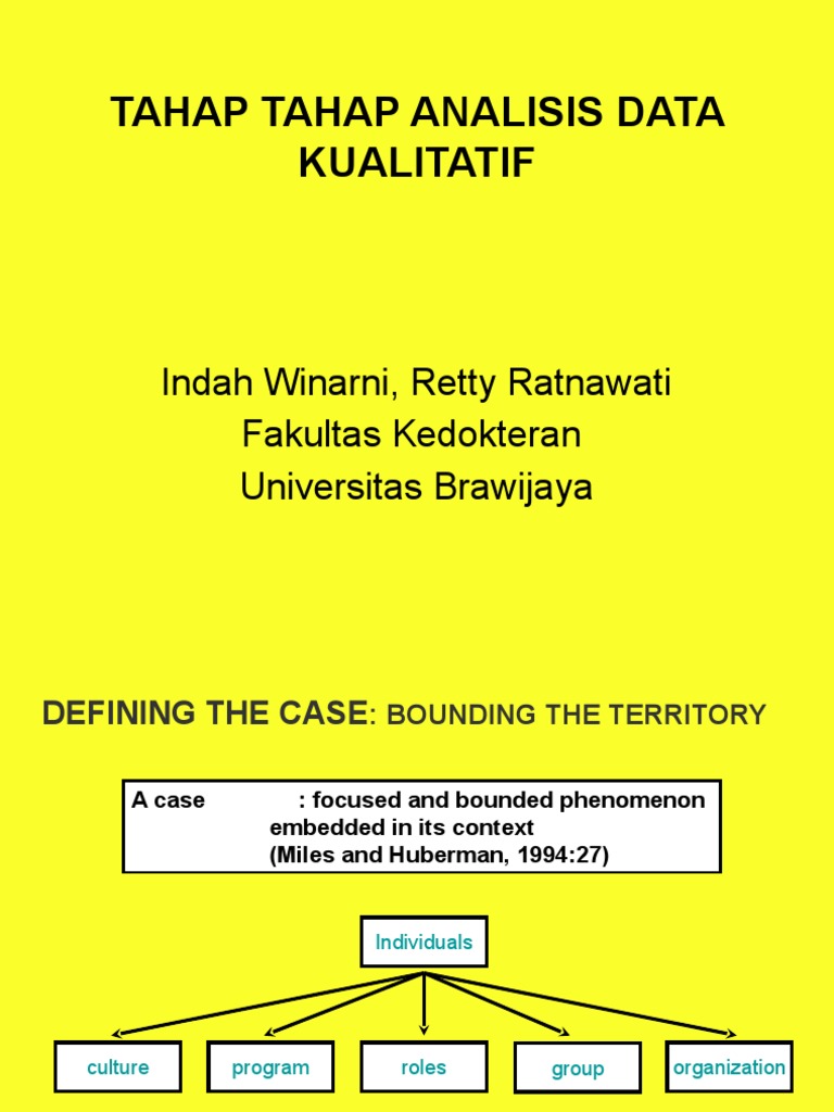 TAHAP TAHAP ANALISIS DATA Rev 2016 | PDF | Data Analysis | Qualitative ...