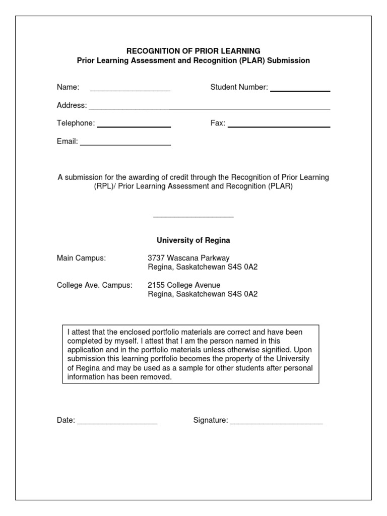 Declaration Page Portfolio PDF | PDF