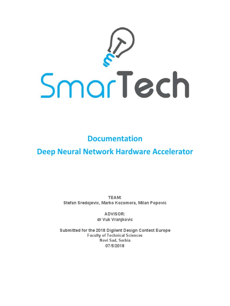Deep NN Hardware Accelerator Documentation | PDF | Machine Learning | Artificial Neural Network