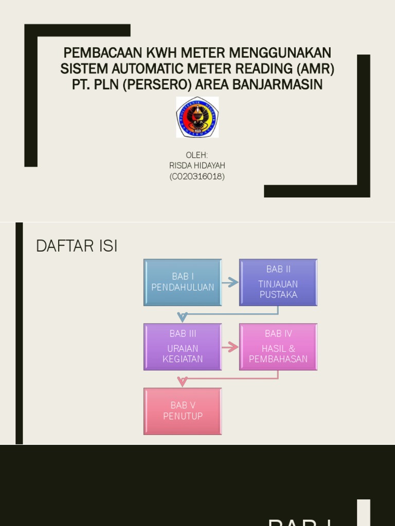 Pembacaan KWH Meter AMR di PLN Banjarmasin | PDF