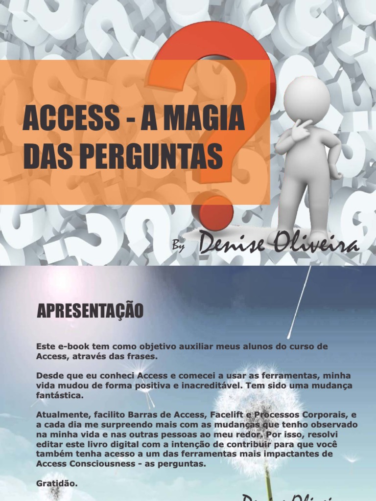 Barras de Access - Perguntas PDF | PDF | Vida | Universo