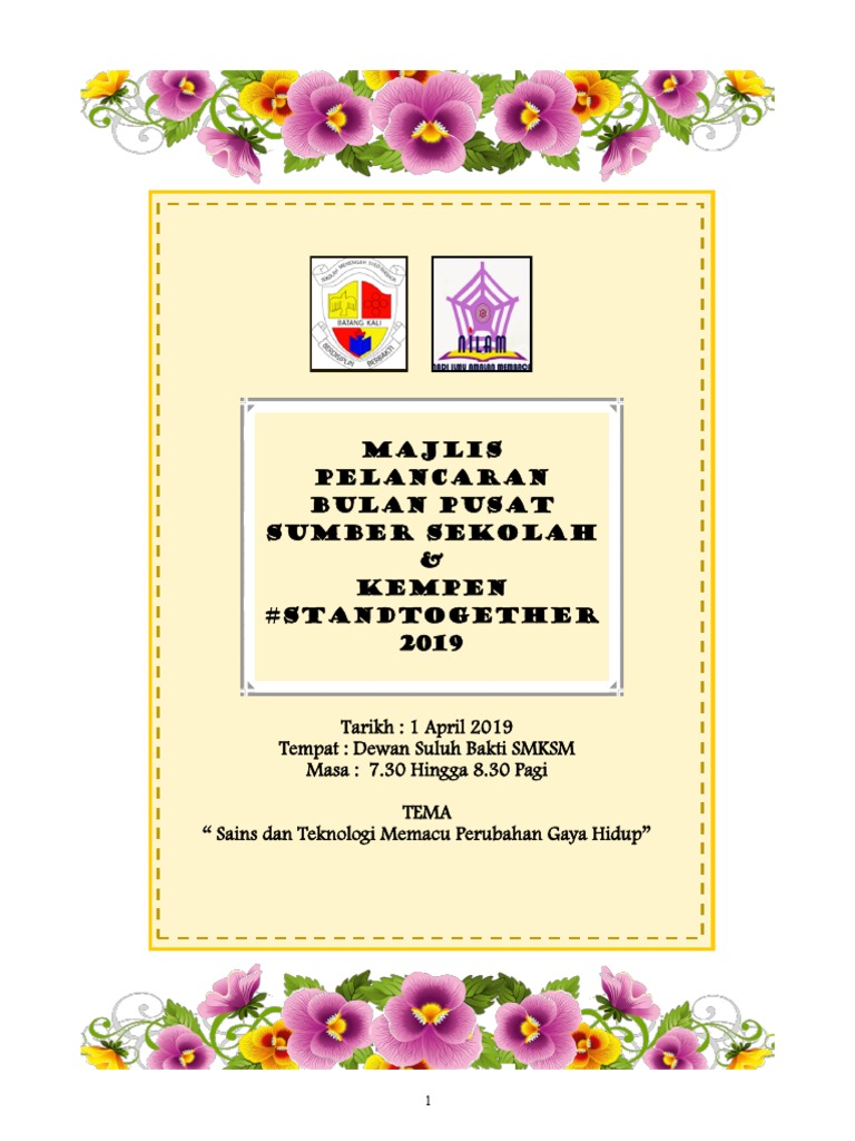 Buku Program Bulan PSS 2019 | PDF