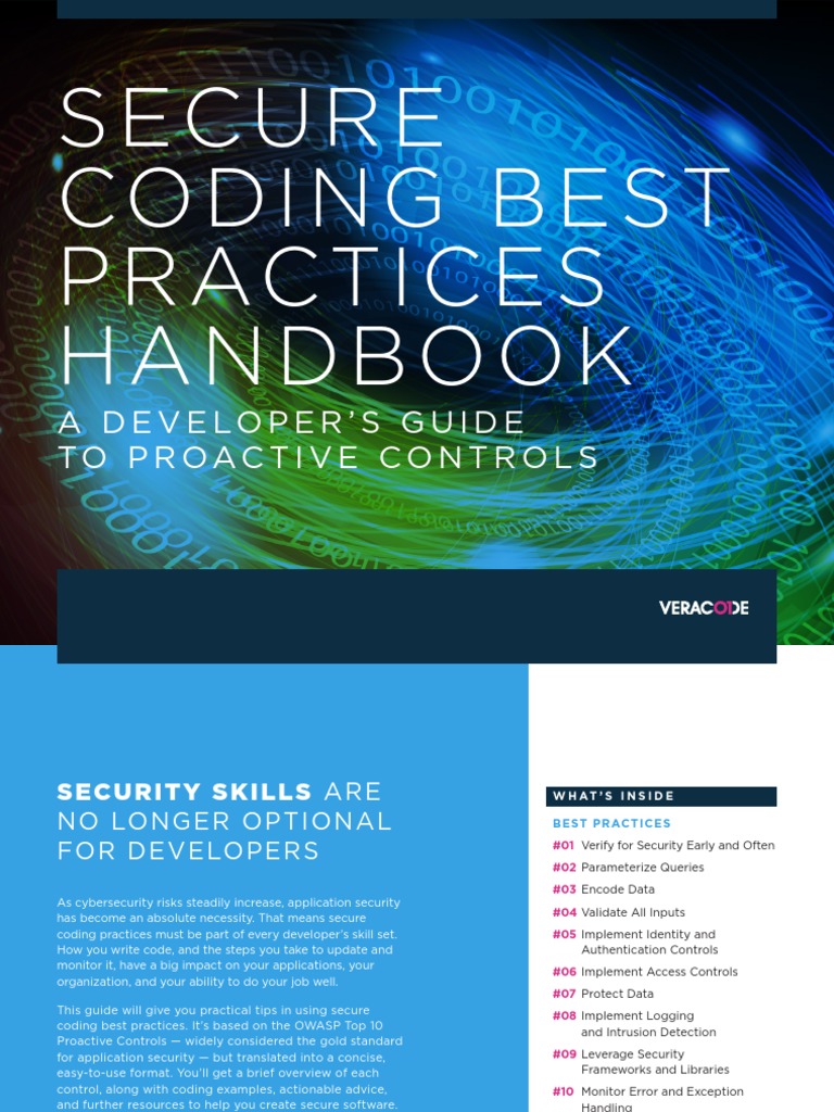 Secure Coding Best Practices Handbook Veracode Guide | PDF | Access ...