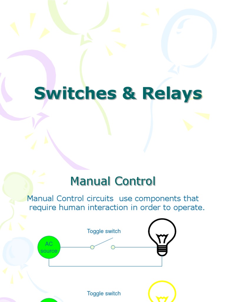 5 Switch Dan Relay Pdf Switch Relay