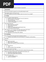 ABCDE-Approach OSCE-Checklist | PDF | Diseases And Disorders | Medicine