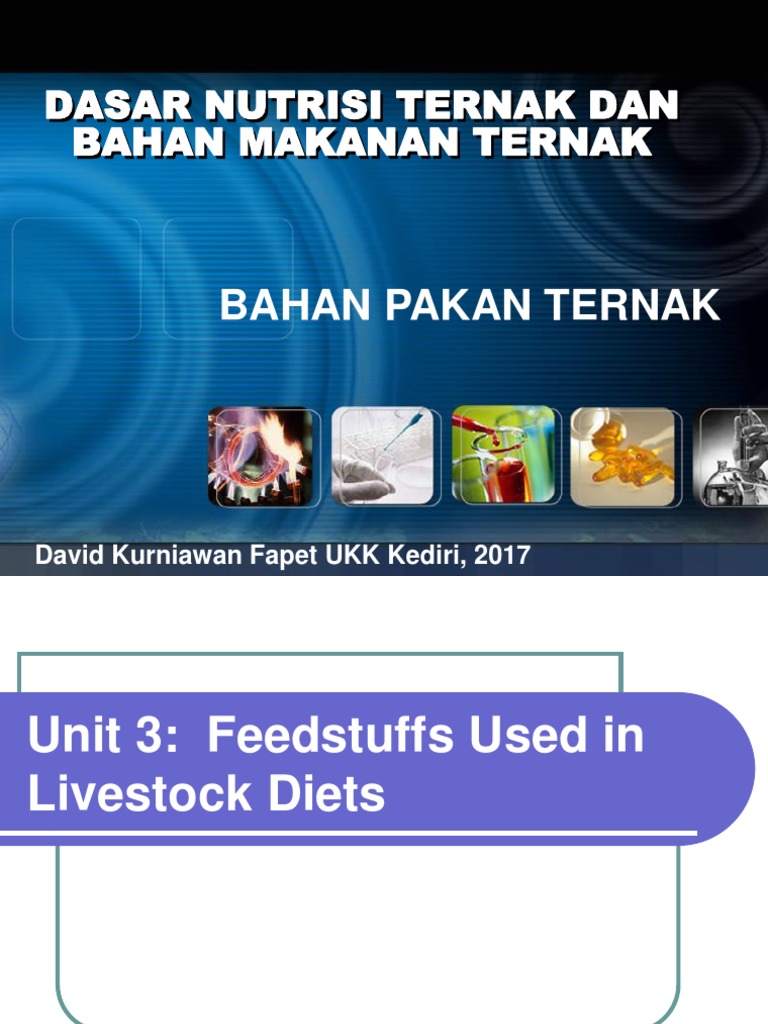BMT-Feedstuffs Clasification | PDF | Animal Feed | Hay