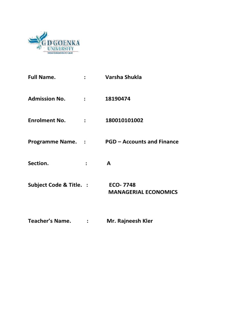 Economics Case Study | PDF | Market (Economics) | Business Economics