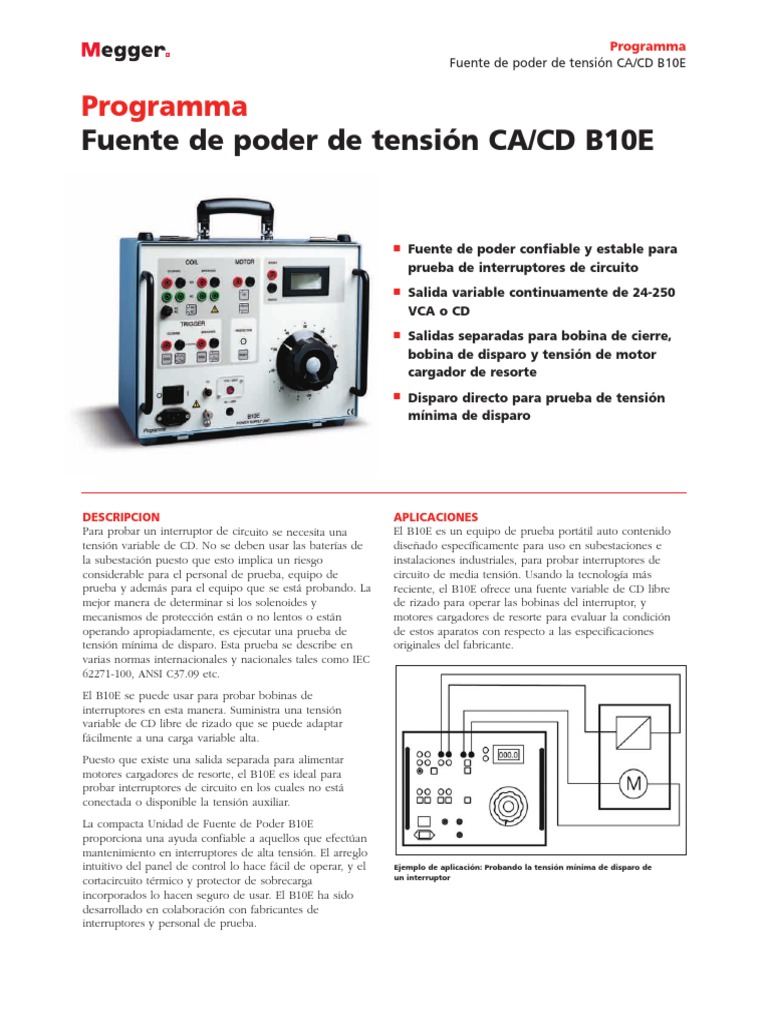 B10E DS Es V01 | PDF | Inductor | voltaje