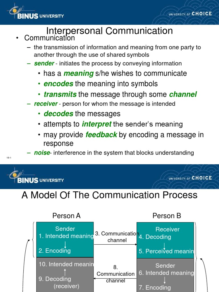 Navigating Effective Interpersonal Communication: A Comprehensive ...