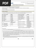 CURRENT ACCOUNT CONVERSION FORM v4 | PDF | Business | Finance & Money Management