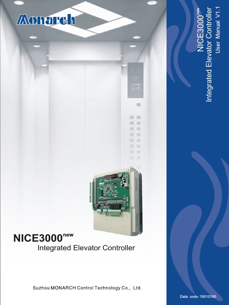 Nice 3000 New Integrated Elevator Controller PDF | PDF
