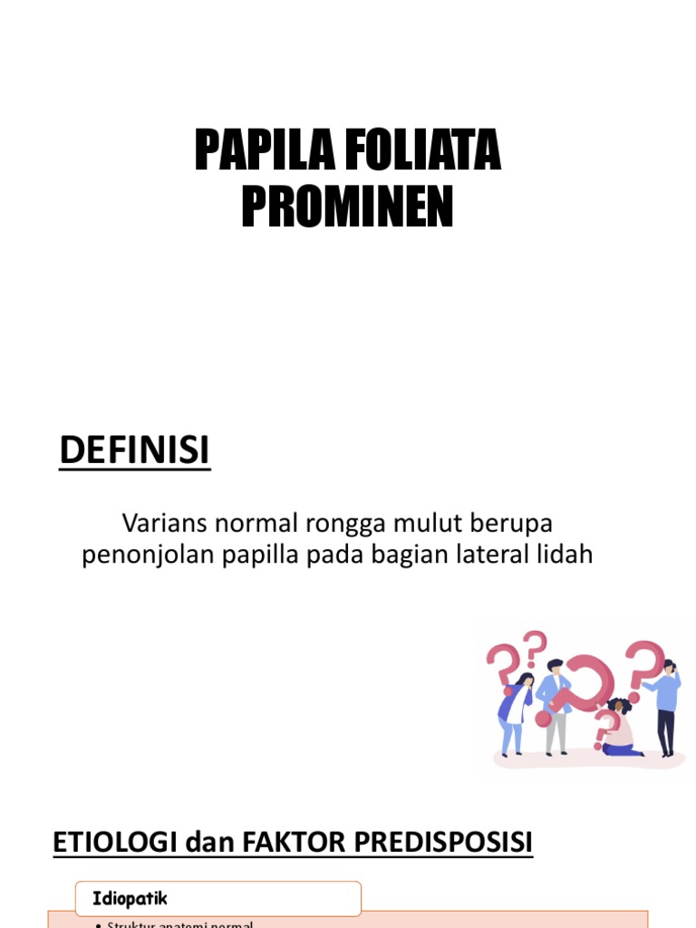 Papila Foliata & Sirkumvalata Prominen | PDF