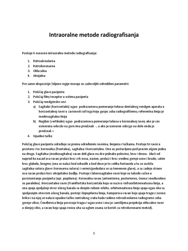 Radiologija Skripta.s | PDF