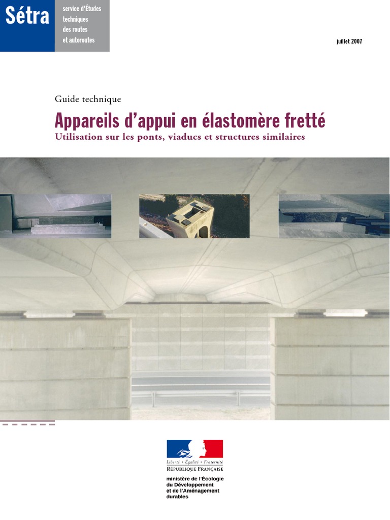 Guide Technique SETRA Appareils D'appui en Élastomère Fretté PDF | PDF