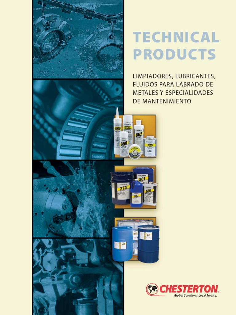 CATALOGO DE PRODUCTOS CHESTERTON PARA MANTENIMIENTO(1).pdf | Aluminio ...