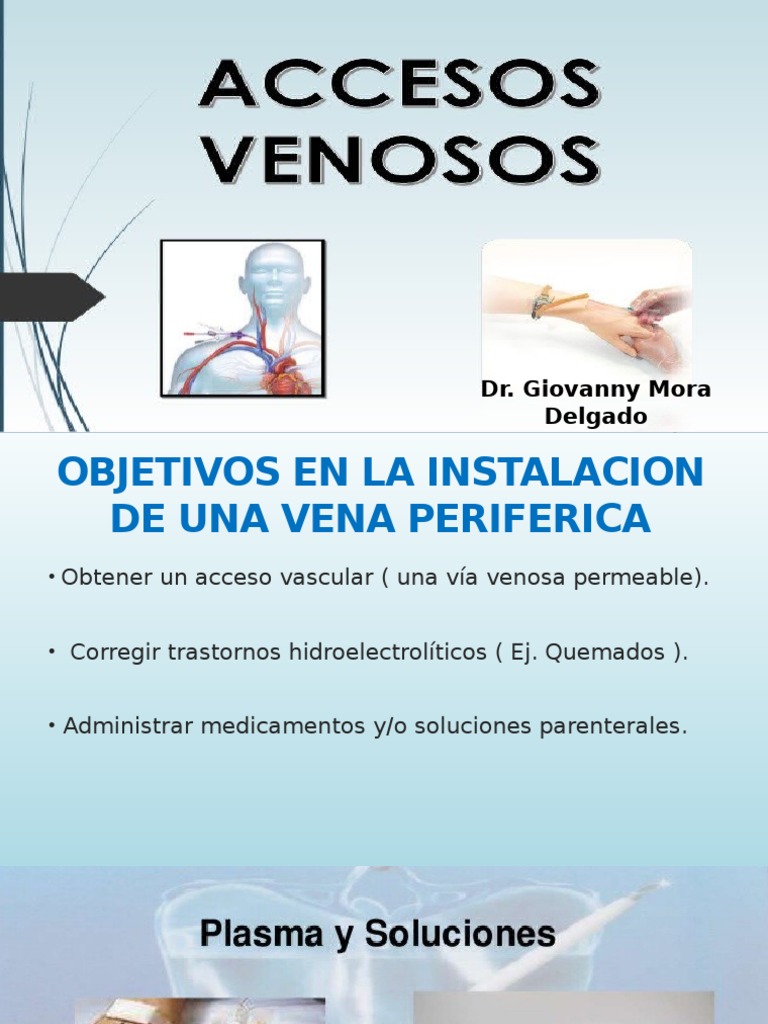 Accesos Venosos | PDF | Especialidades Medicas | Medicina CLINICA