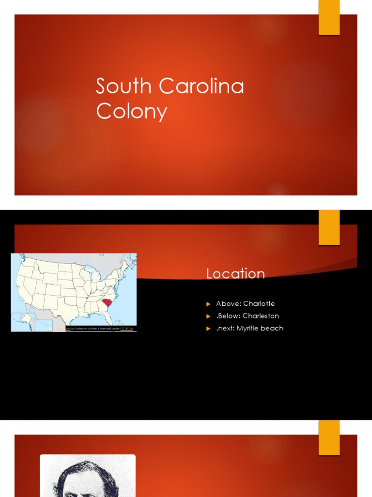 South Carolina Colony Overview and History | PDF | South Carolina ...