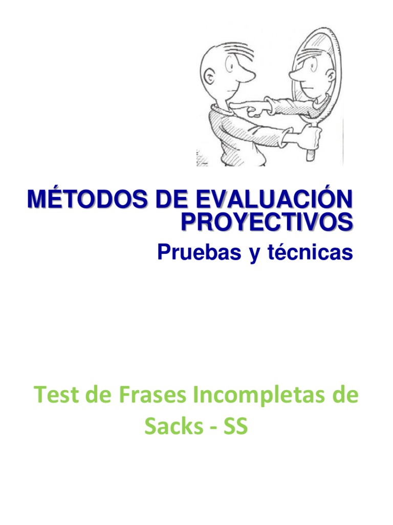 Calificación Test de Sacks | PDF | Adultos | Ciencias del comportamiento
